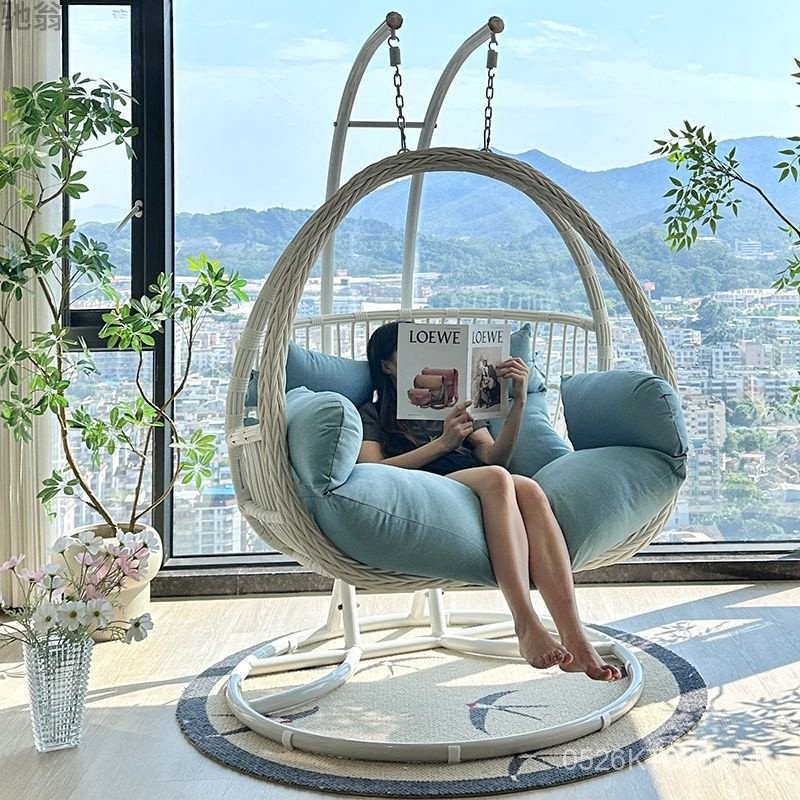 Courtyard Lazy Chair Double Indoor Rocking Chair Hammock Hanging Basket ...