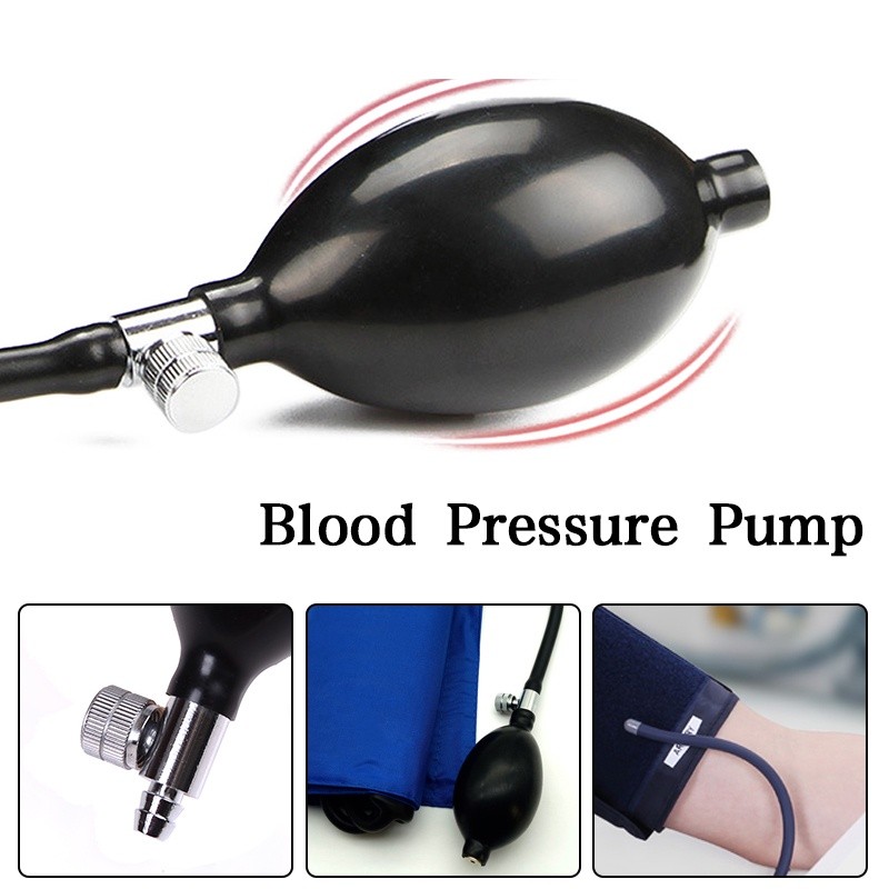 Blood Pressure Inflation Pump with Twist Air Release Valve Latex Bulb ...