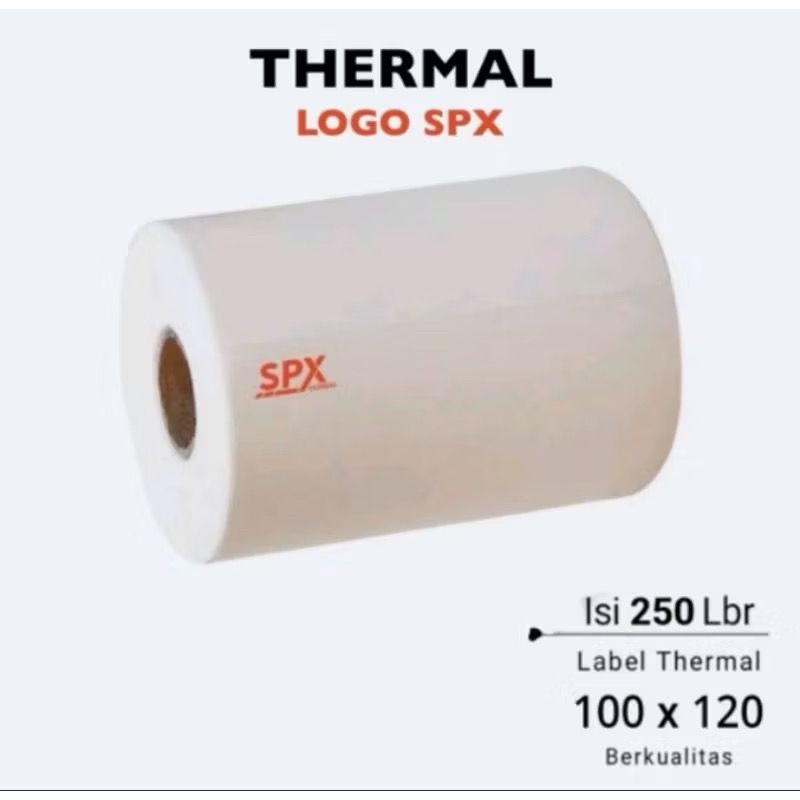 Thermal Label SPX logo 120mmx100mm 250 sheets | Shopee Philippines