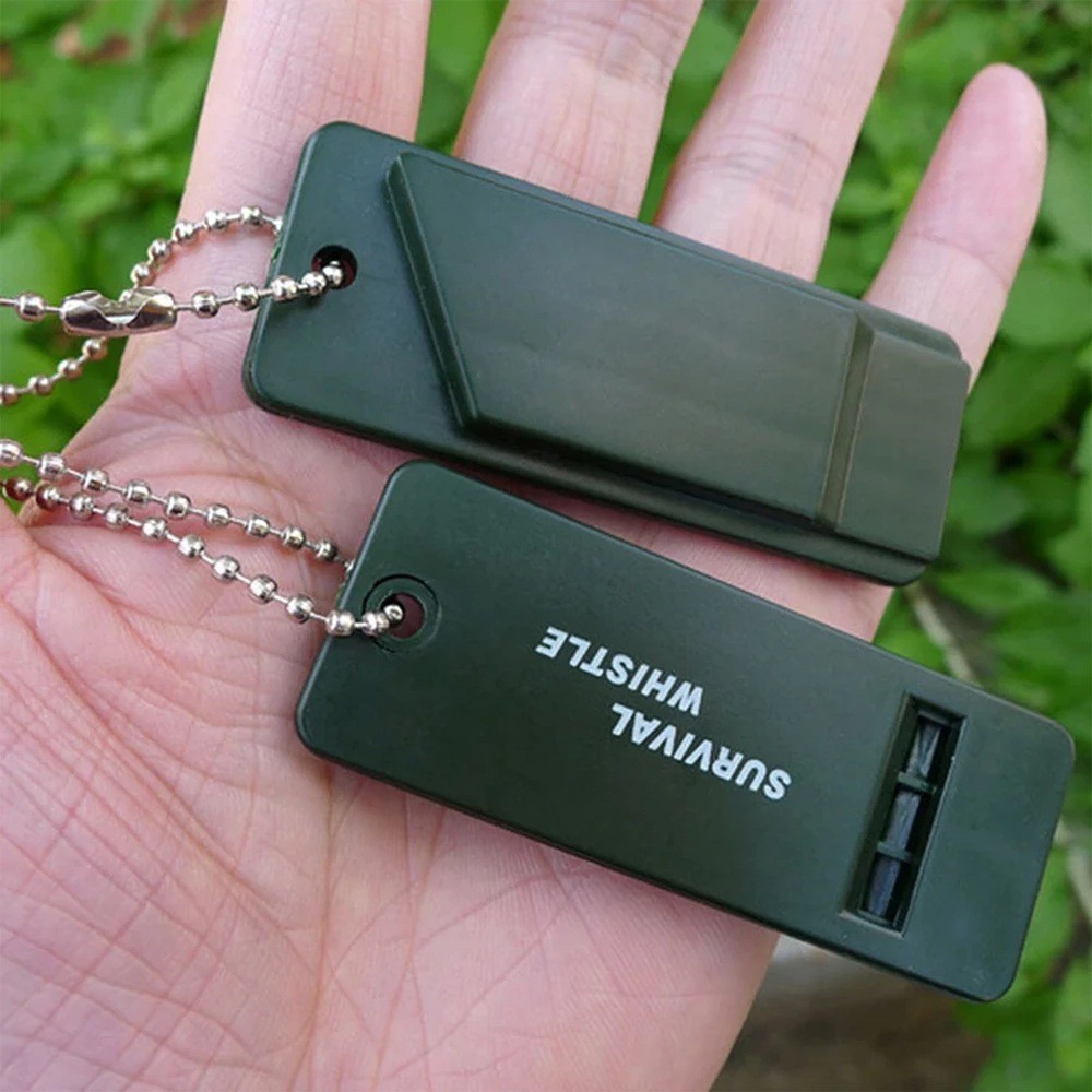 First Aid Whistle, Three Frequency Outdoor Survival Whistle, Life ...