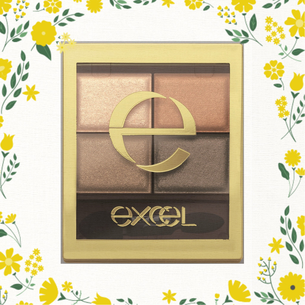 【From Japan】Excel Skinny Rich Shadow SR02 (Real Brown) Palette Eyeshadow Eyeshadow Palette ...