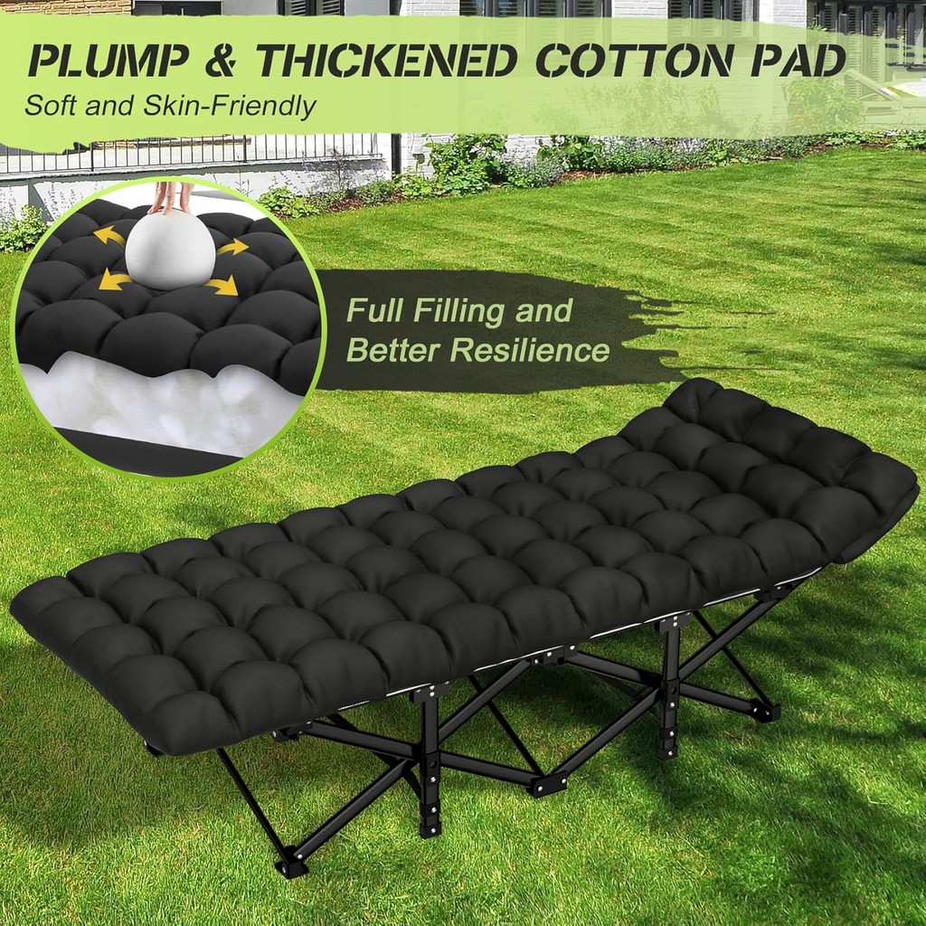 Military Camping Bed Portable Single Bed Heavy Duty Folding Cot for ...
