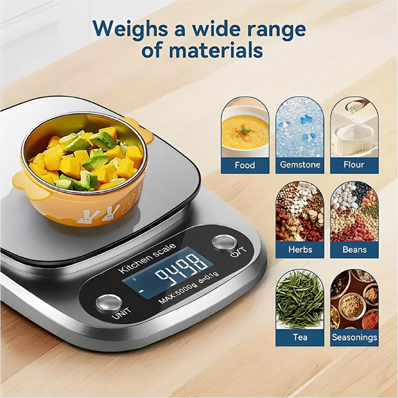 10kg/1g Digital Scale Stainless Steel Keyboard waterproof kilogram ...