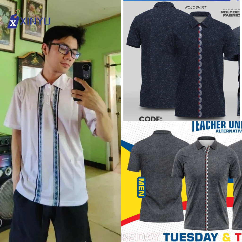 2025 New Deped Uniforms Tuesday & Thursday Uniform For Female Polo ...