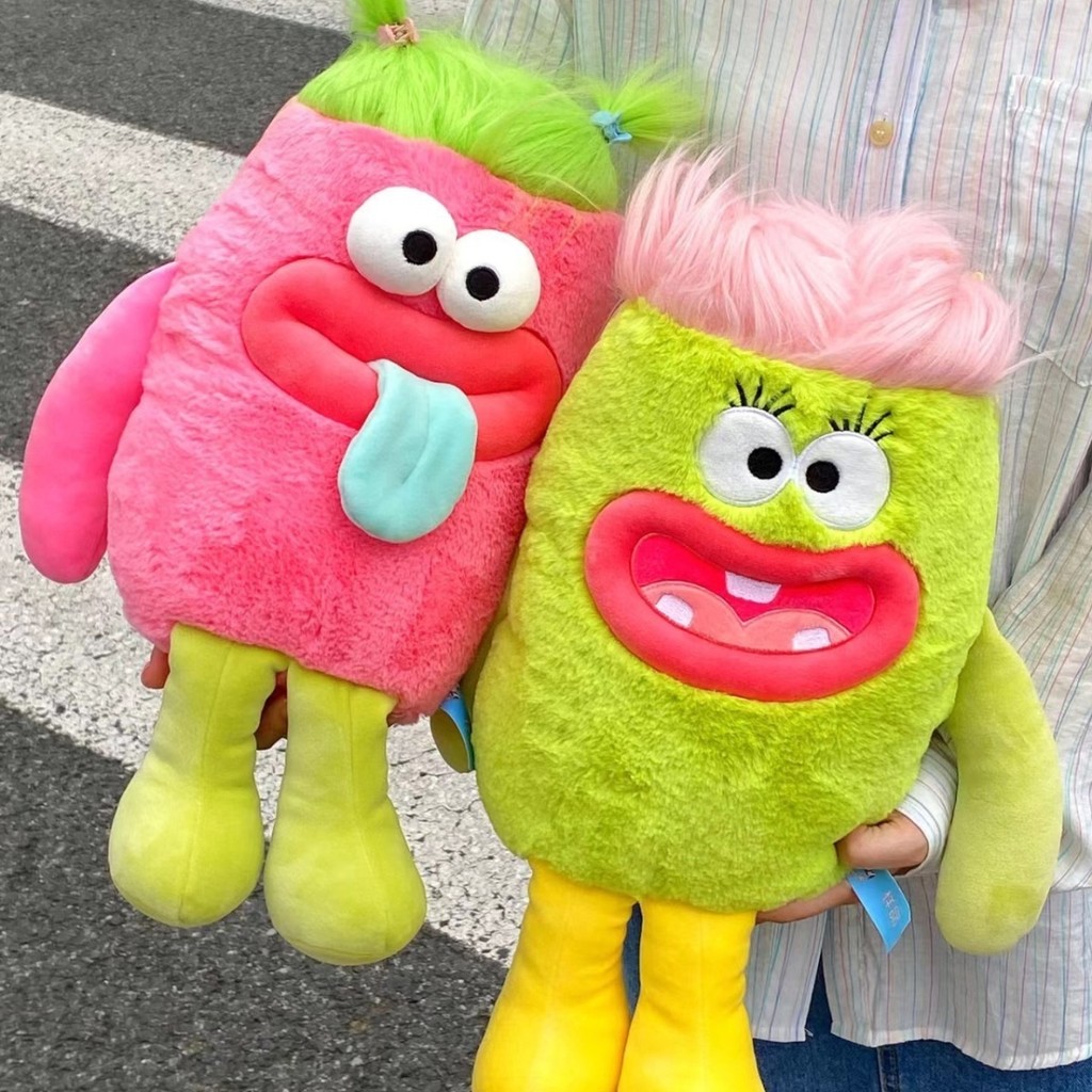 Cute and Adorable Transformable Hair Dopamine Three-Tooth Monster ...