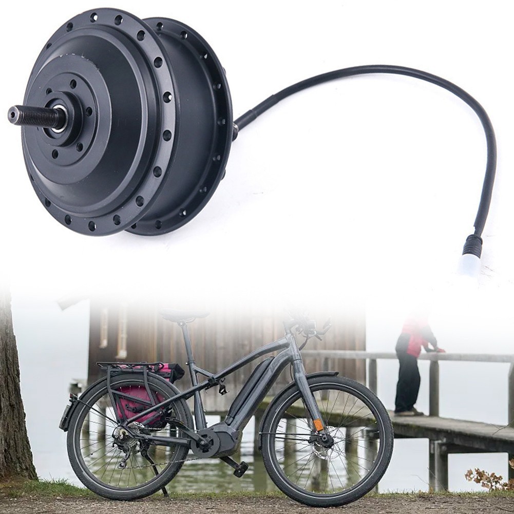Electric Bike Motor Rated Efficiency Rear Hub Spokes Specification V W ...