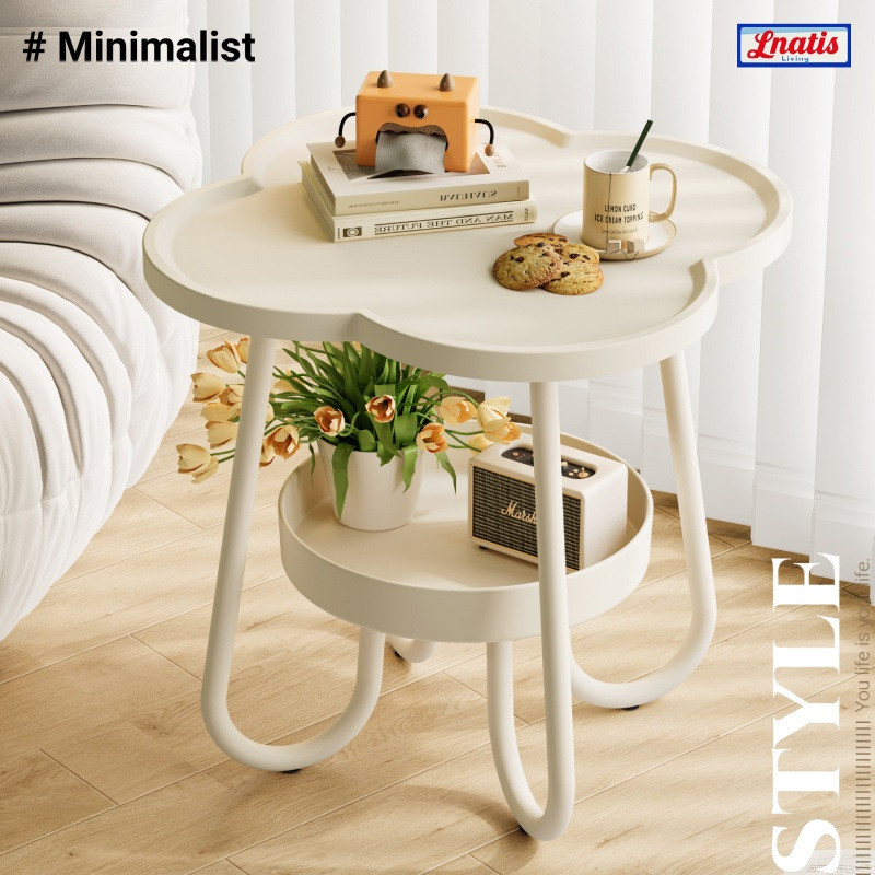 Creative Bedside Table Coffee Tea Table Four-leaf Clover Side Table Modern Style Sofa Corner ...