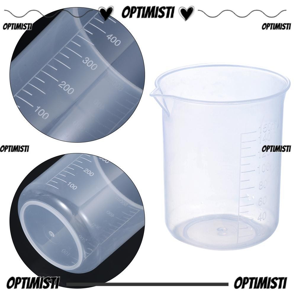 OPTIMISTI Transparent Mug Kitchen Scale Pour Spout Graduated cup ...
