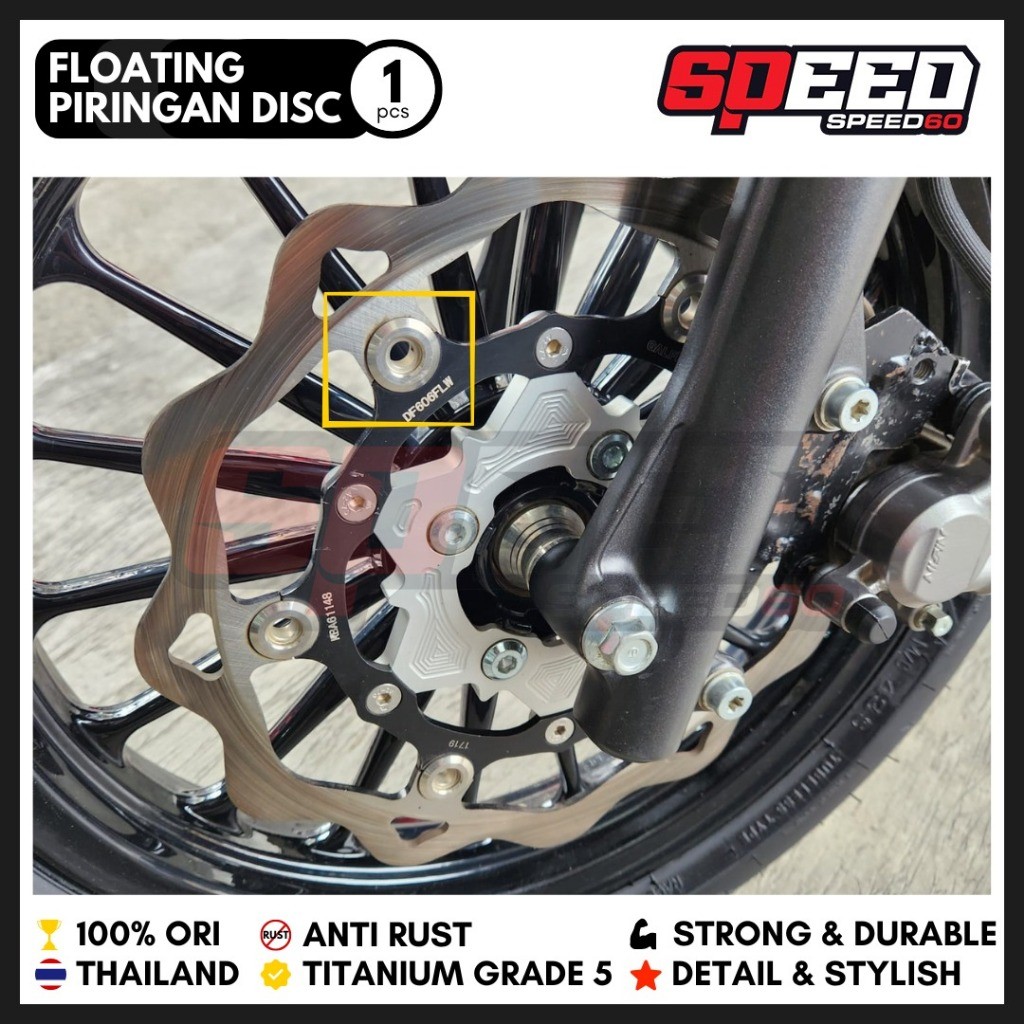 Floating Bosh Disc Floating Disc Titanium Grade 5 Probolt Thailand King ...