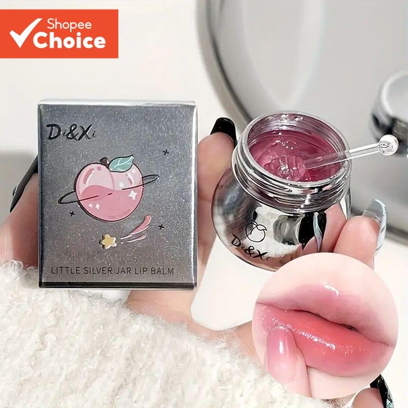 Lip Balm Peach Lip Mask Oil Extract Nourishes Anti-wrinkles Protects ...