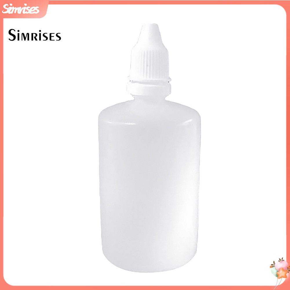 SIM| 100ml Mini Empty Plastic Squeezable Liquid Dropper Eye Drops ...