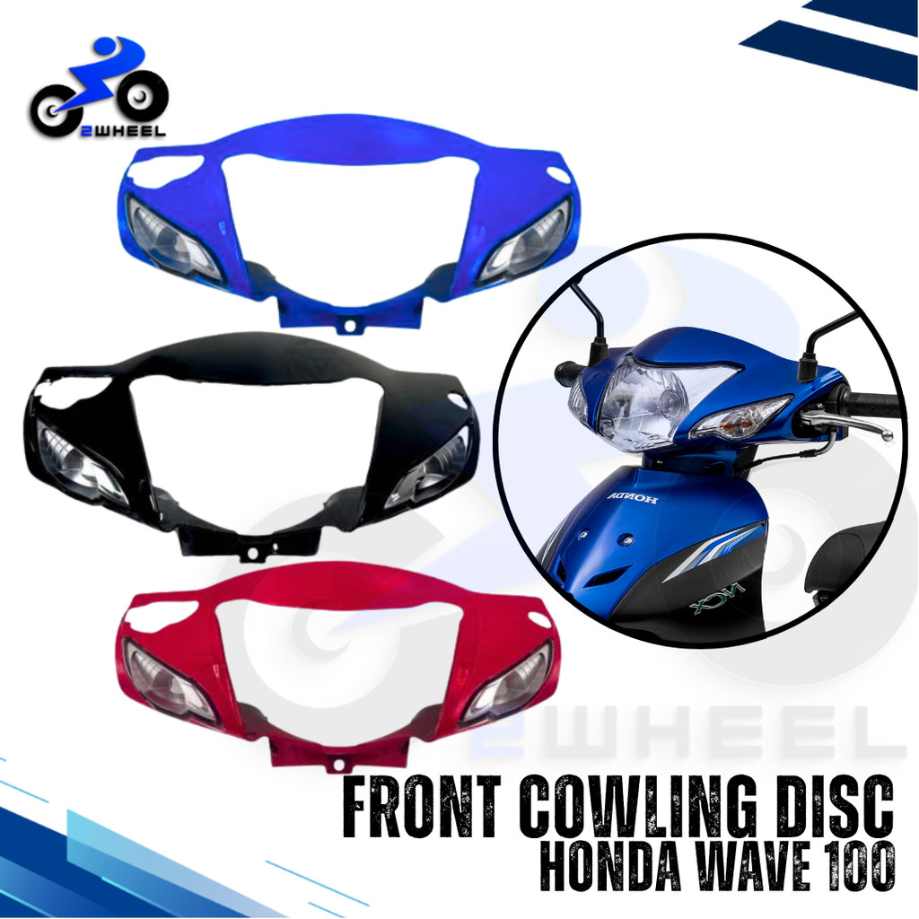 MOTORCYCLE FRONT COWLING FOR HONDA WAVE 100R DISC | Shopee Philippines