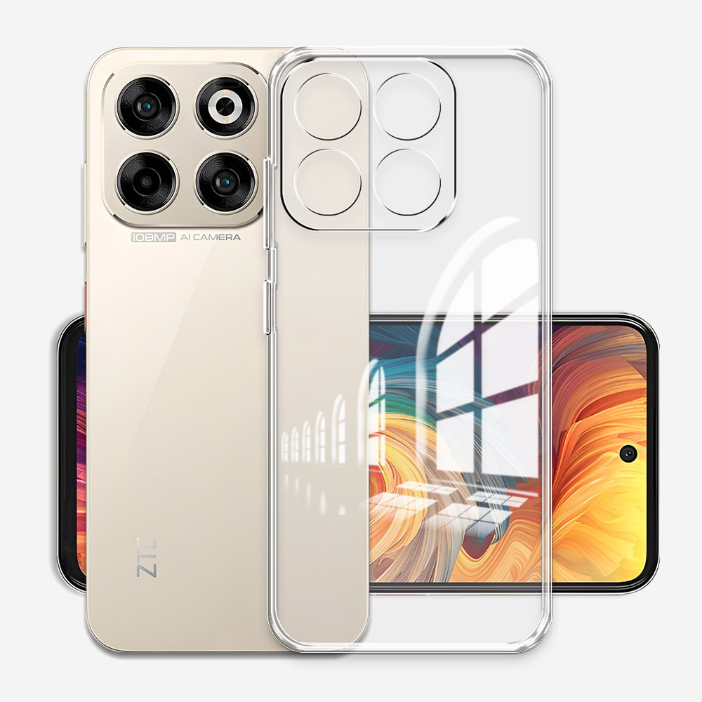 For ZTE Blade A35E A55 Case Clear Soft Silicone Phone Casing For ZTE ...