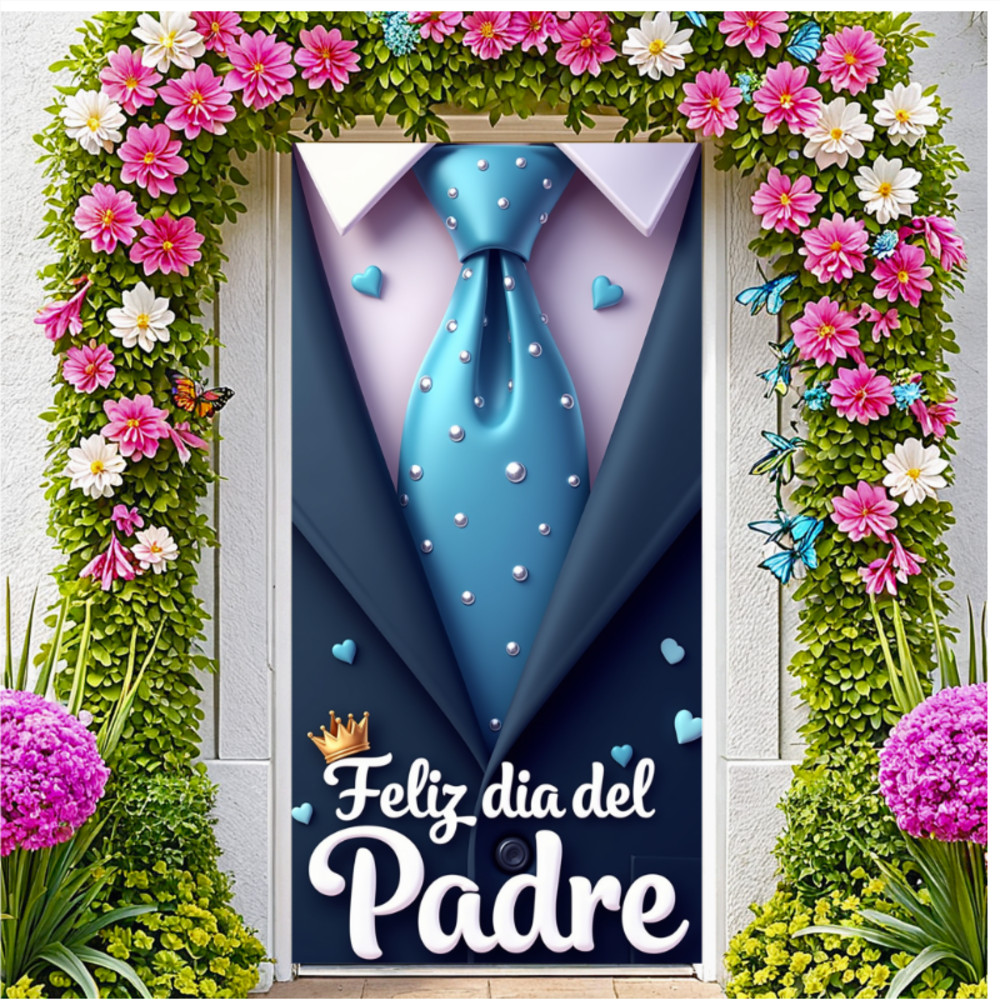 Elegant Design Necktie Banner Necktie Theme Father's Day Banner Heart ...
