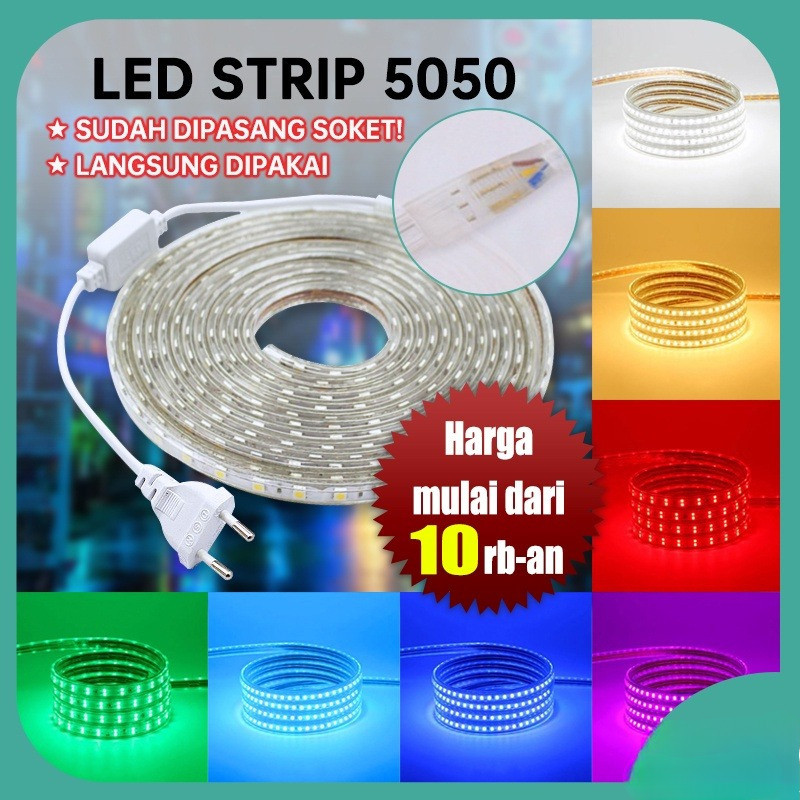 (Includes SOCKET) LED STRIP Light PER METER COMPLETE LED STRIP Light ...