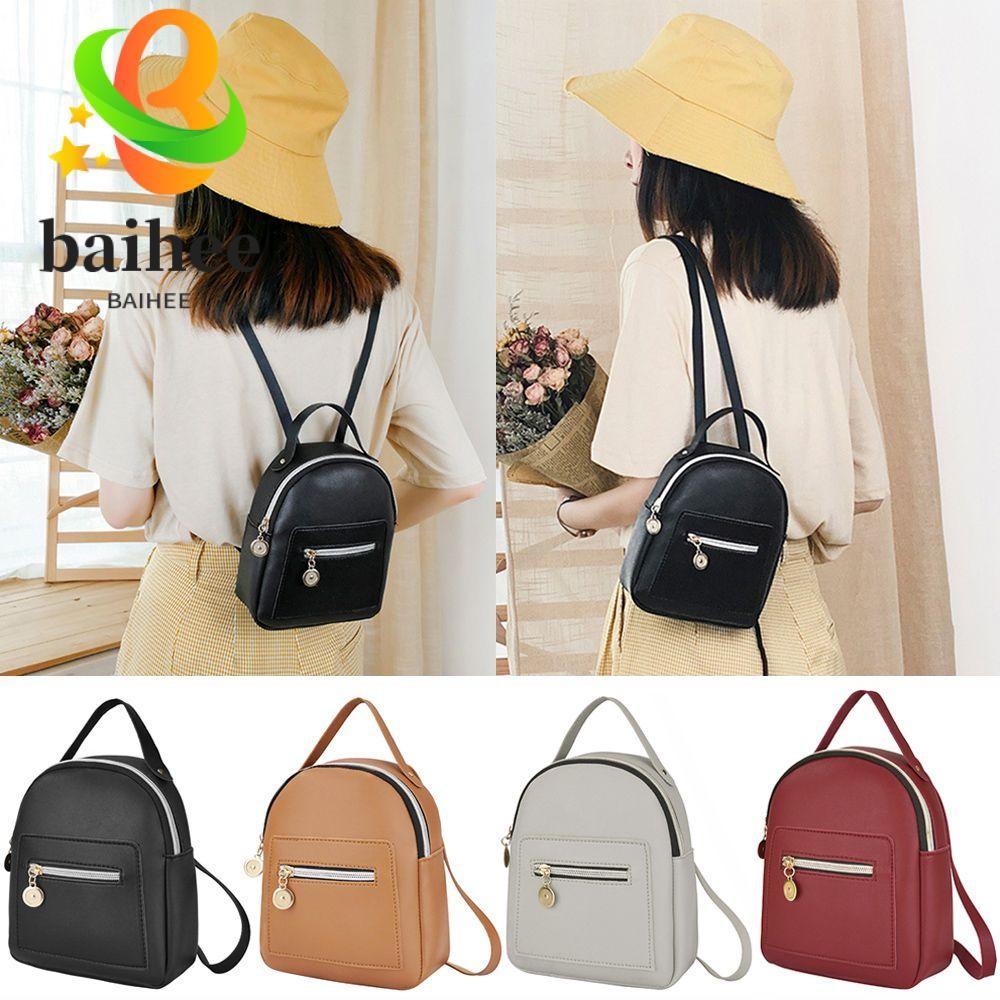 BAIHEE Shoulder Bag Girl Travel Business PU Daypack | Shopee Philippines