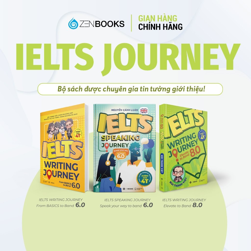 COMBO IELTS Writing Self-Study Roadmap Book & Speaking From Basic to Advanced - Zenbooks ...