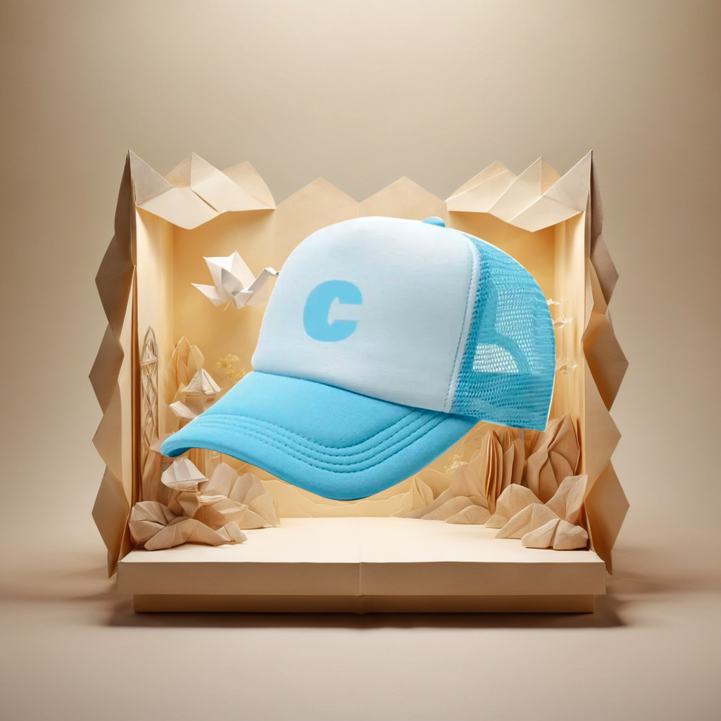 Aimeisi ‌Call Center Agent Letter C Night Shift Hat - Blue Light ...