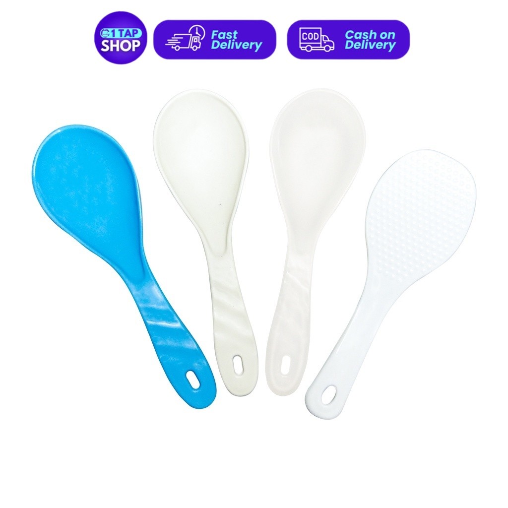 1Tap Buy-1-Take-1 Plastic Rice Paddle Food Spoon Scooper Spatula ...