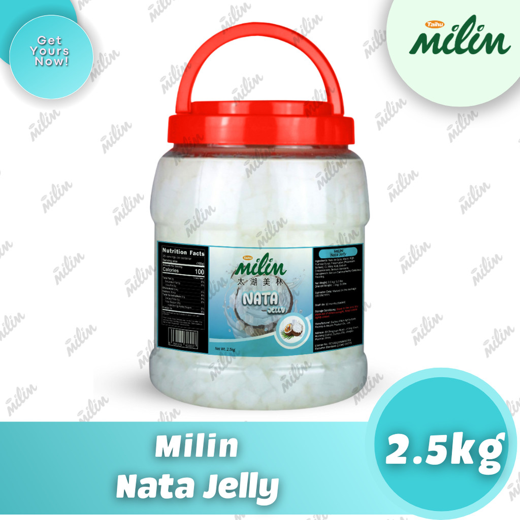 MILIN Nata De Coco 1kg - 2.5kg/sinkers/toppings | Shopee Philippines