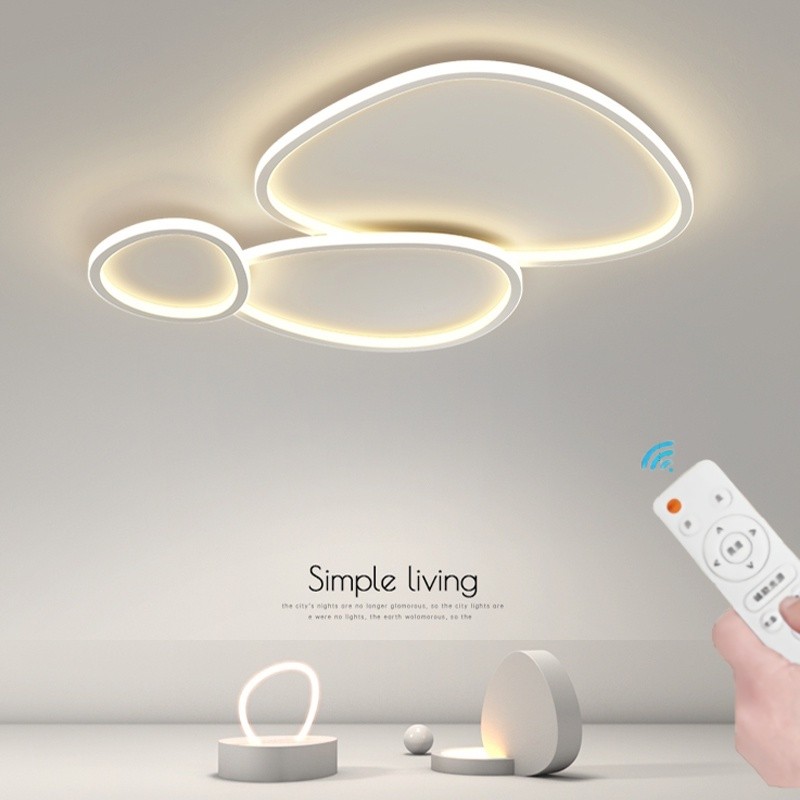 Modern Design Chandelier Ceiling Light Tri Color for Living Room Center ...