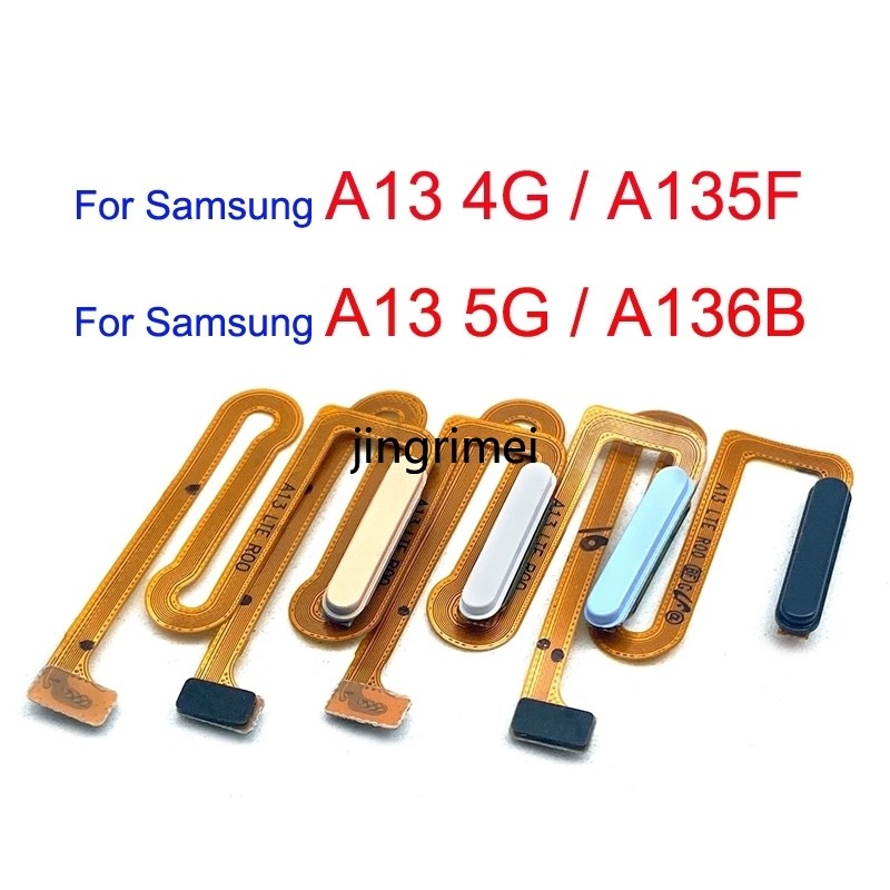 For Samsung A13 Fingerprint Touch ID Sensor Power Button Flex Finger ...