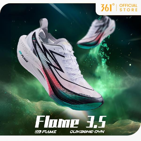 361 Degrees Flame 3.5 Men Women Professional Marathon Carbon Plate Racing Shoes 672512215F ...