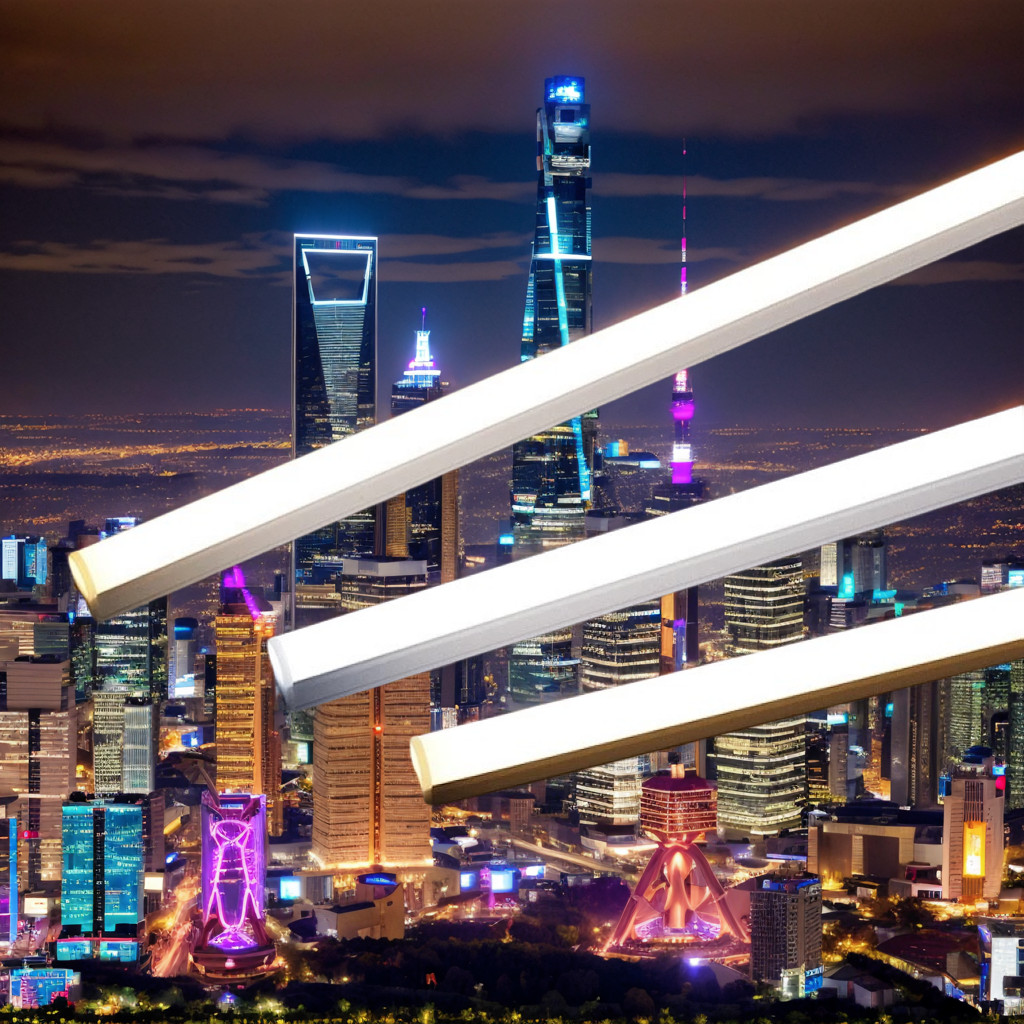 T5 LED Tube Light Long LED Strip Light Room Light Dimmable Night Light ...