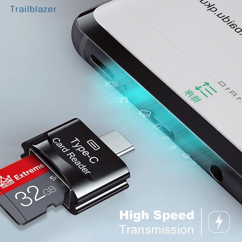TBPH TF Card Reader TF Card TO Type-C Card Reader OTG Adapter Memory ...