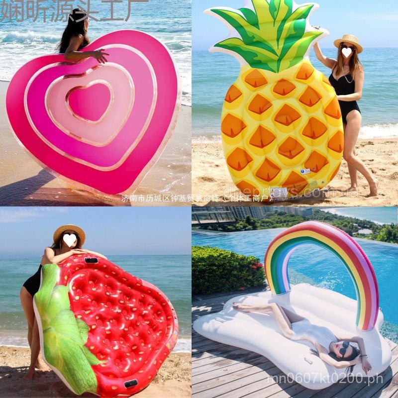 Extra Large Pineapple Watermelon Float Air Cushion Ice Cream Adult ...