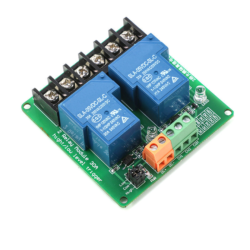 1ch/2ch/4ch 30A Relay Module with Optocoupler Isolation High Current Support High Low Level ...