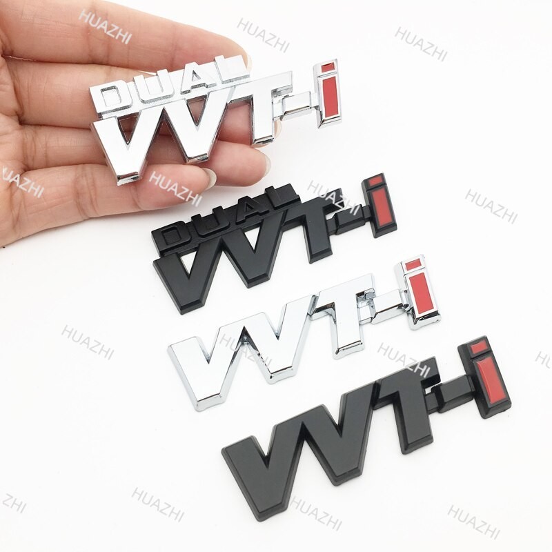Car 3D Metal DUAL VVT-i VVTi Logo Decal Sticker For TOYOTA Camry ...