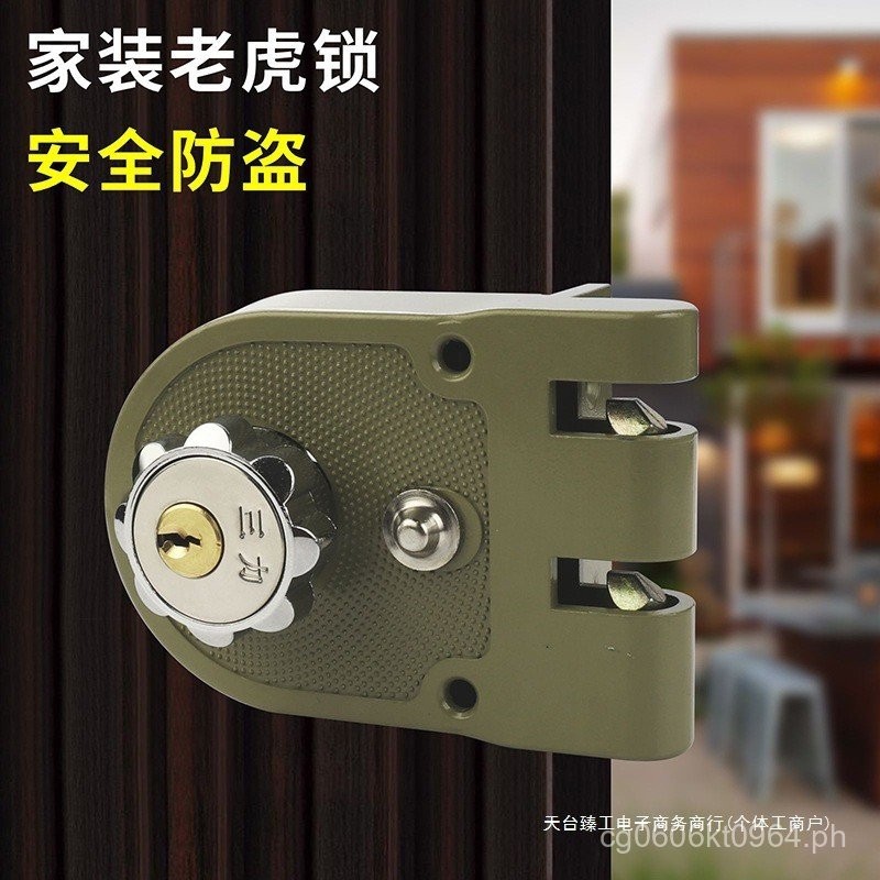 Anti-Theft Door Lock Tiger Lock Iron Gate Tiger Tooth Door Lock Sliding ...