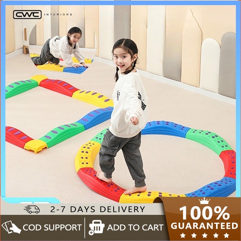 Balance Beam Gymnastics Obstacle Course for Kids Interlocking Stepping ...