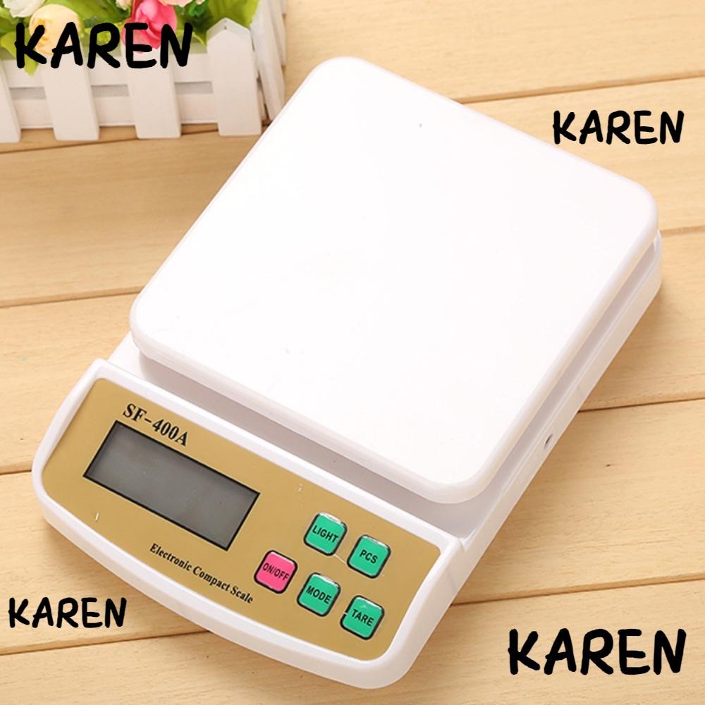 KAREN Digital Electronic Scale, 10kgx1g 1g Precision Kitchen Scale ...
