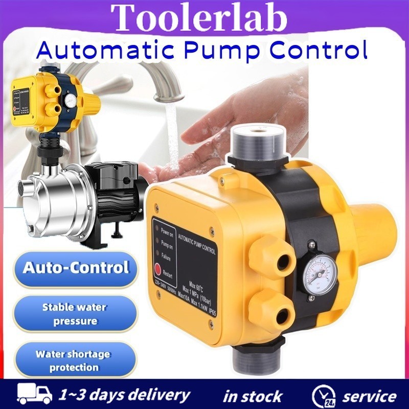 Automatic Pump Control For Water Booster Pump 1100W Self-priming Pump ...