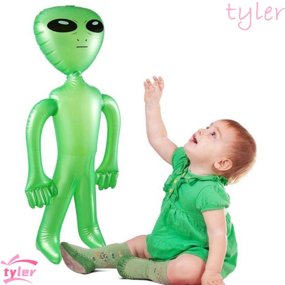 TYLER1 Inflatable Alien Toy Inflate Toys Kids Favorite Ballon Toy ...
