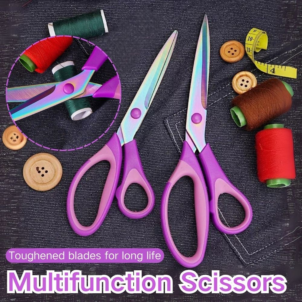 Heavy Duty Tailor Scissors, All-Purpose Stainless Steel Dressmaking ...
