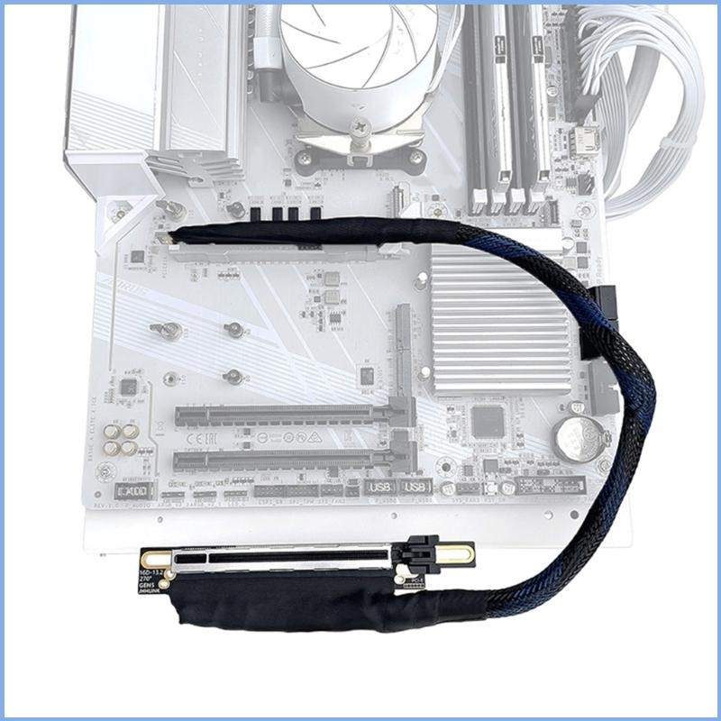EZR PCIe 5 0 Compatible GPU Extension Cord 270 Degree Right Angle ...