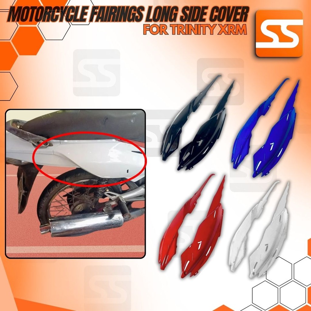 HONDA XRM 125 LONG SIDE COVER | Shopee Philippines