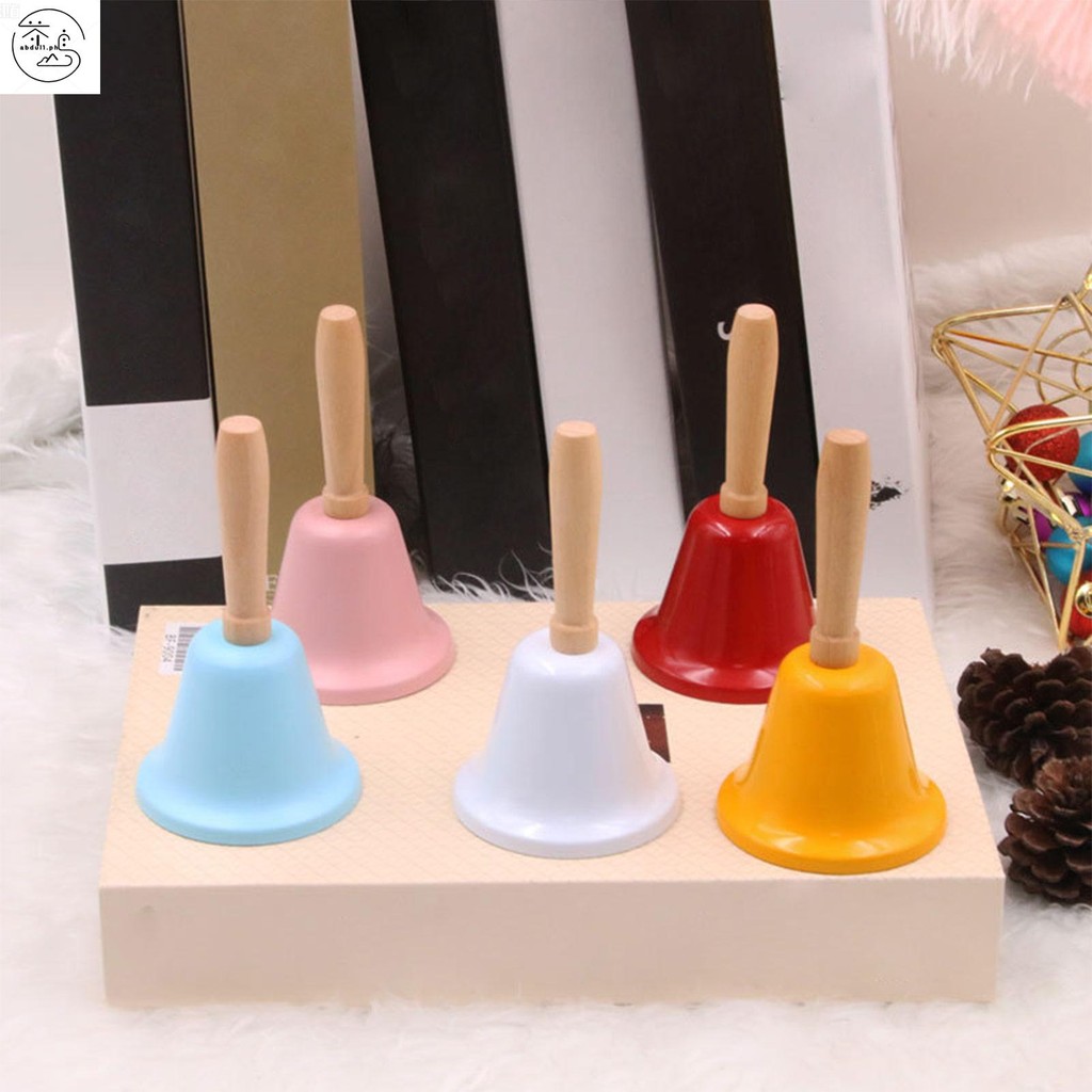 Christmas Jingle Hand Bell Loud Clear Bells Hand Held School Bells ...