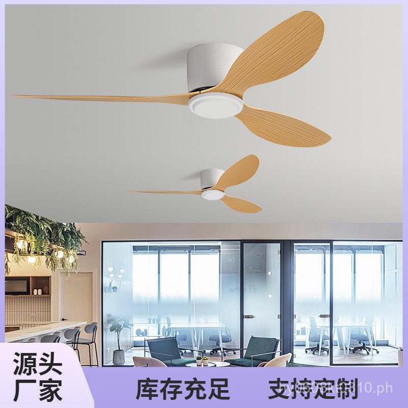 Black Ceiling Fan Retro Living Room High Wind Power Commercial No Light ...
