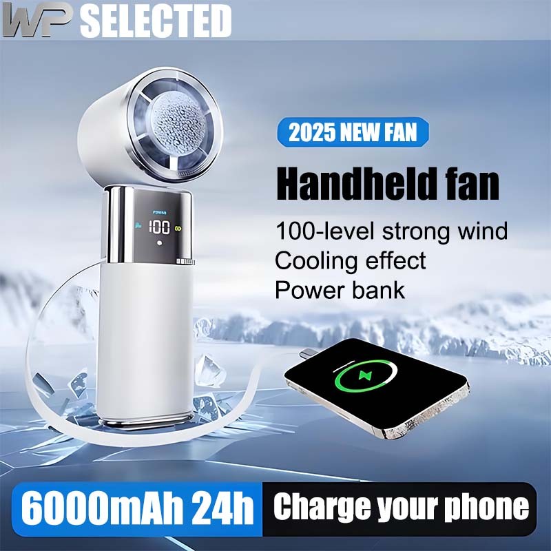 Handheld fan rechargeable 20000mah Fan with powerbank Mini fan with ...