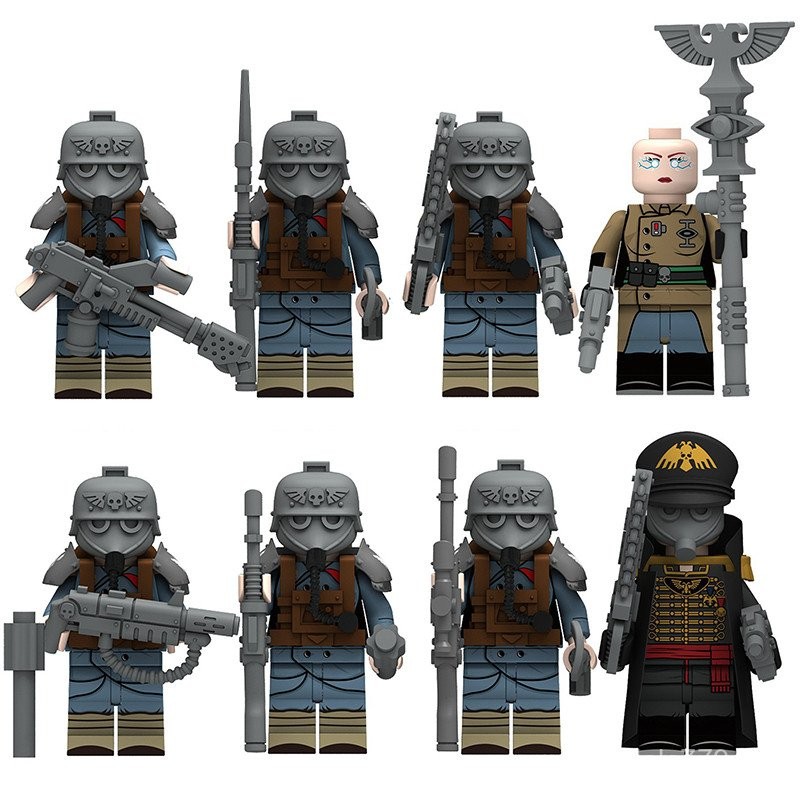Building Blocks Krieg Death Korps Minifigures Warhammer40k Legion Doll ...