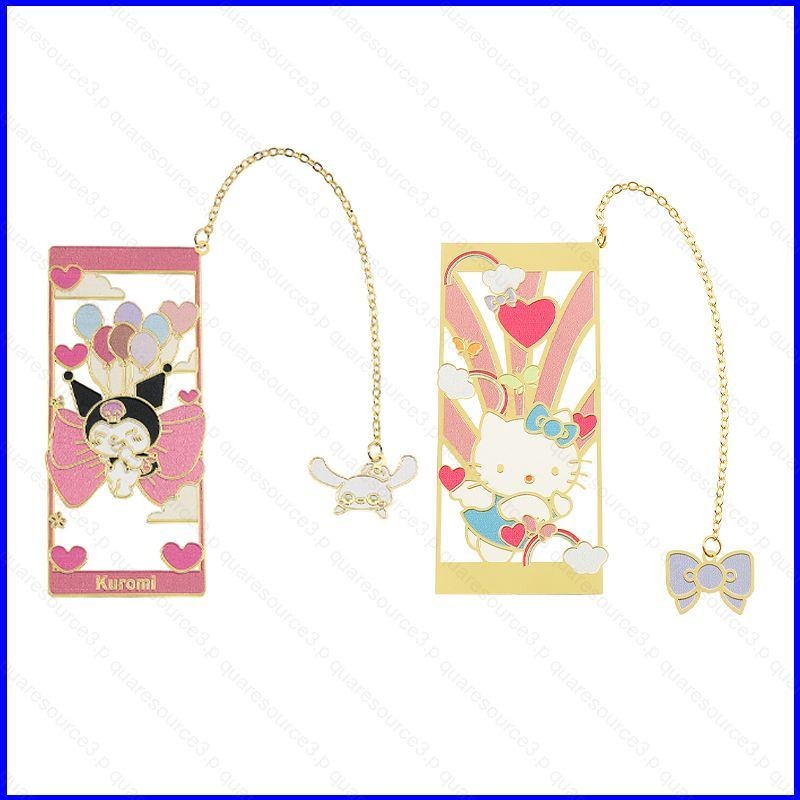 SQ3 Sanrio Hello Kitty Kuromi Metal Skeleton Bookmark Gift For Girls ...