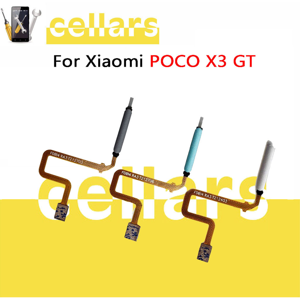 Fingerprint Sensor For Xiaomi POCO X3 GT Finger Power Button Flex Cable ...