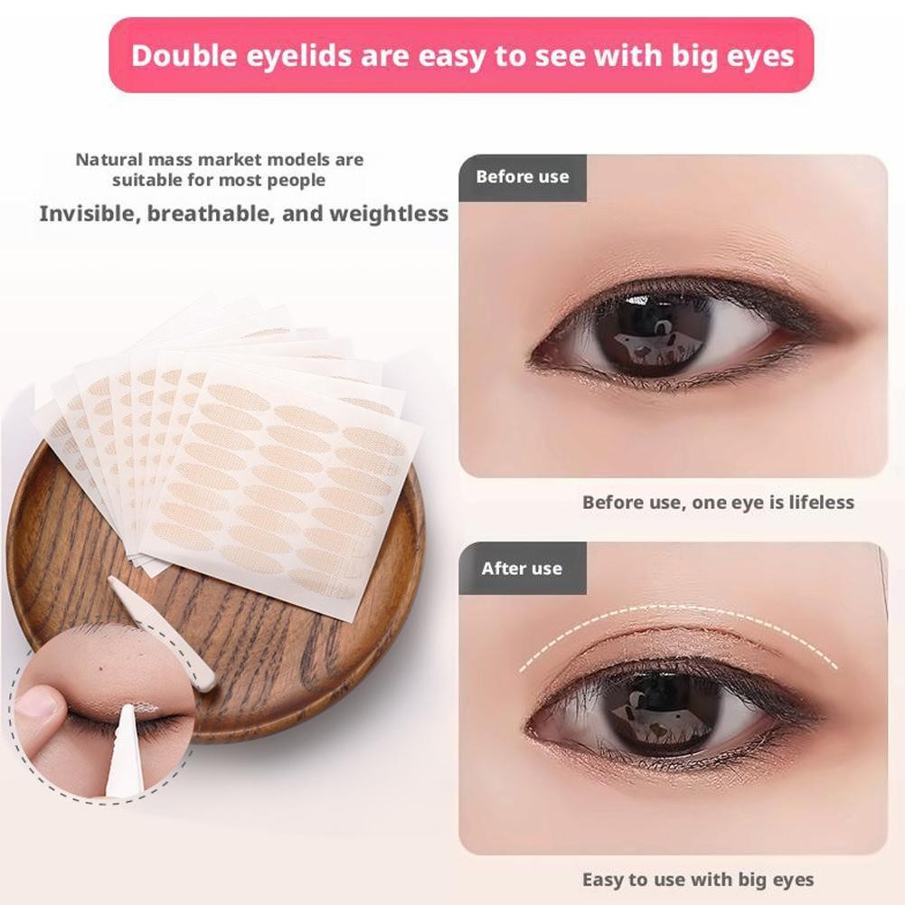 Plum Blossom Shaped Roll Double Eyelid Patch Lace Double Eyelid Patch ...