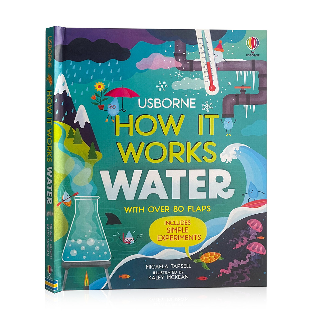 Usborne How It Works Water 3D Flap Board Book for Kids Children ...