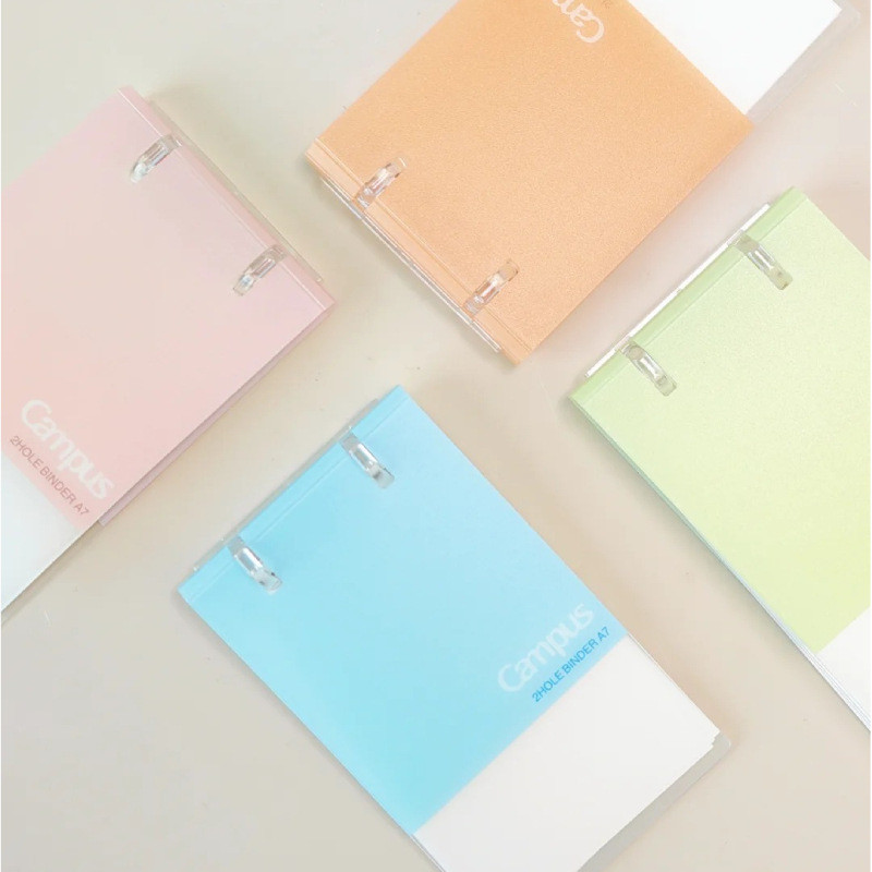 Kokuyo A7 New 2 Hole Mini Loose Leaf Notebook Flip Book Time Plan To Do ...