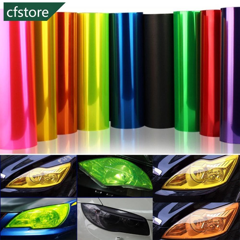 CFSTORE 30*60cm/30x100cm Car Headlight Sticker Tint Film Taillight ...